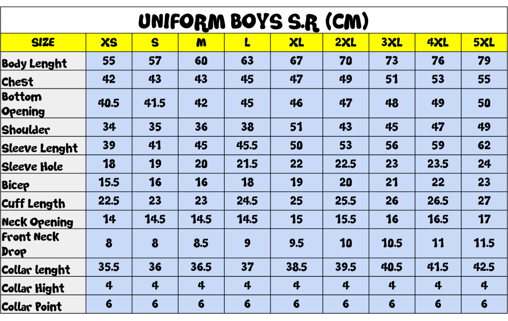[CLEARANCE SALE] UNIFORM PRIMARY (BOY)